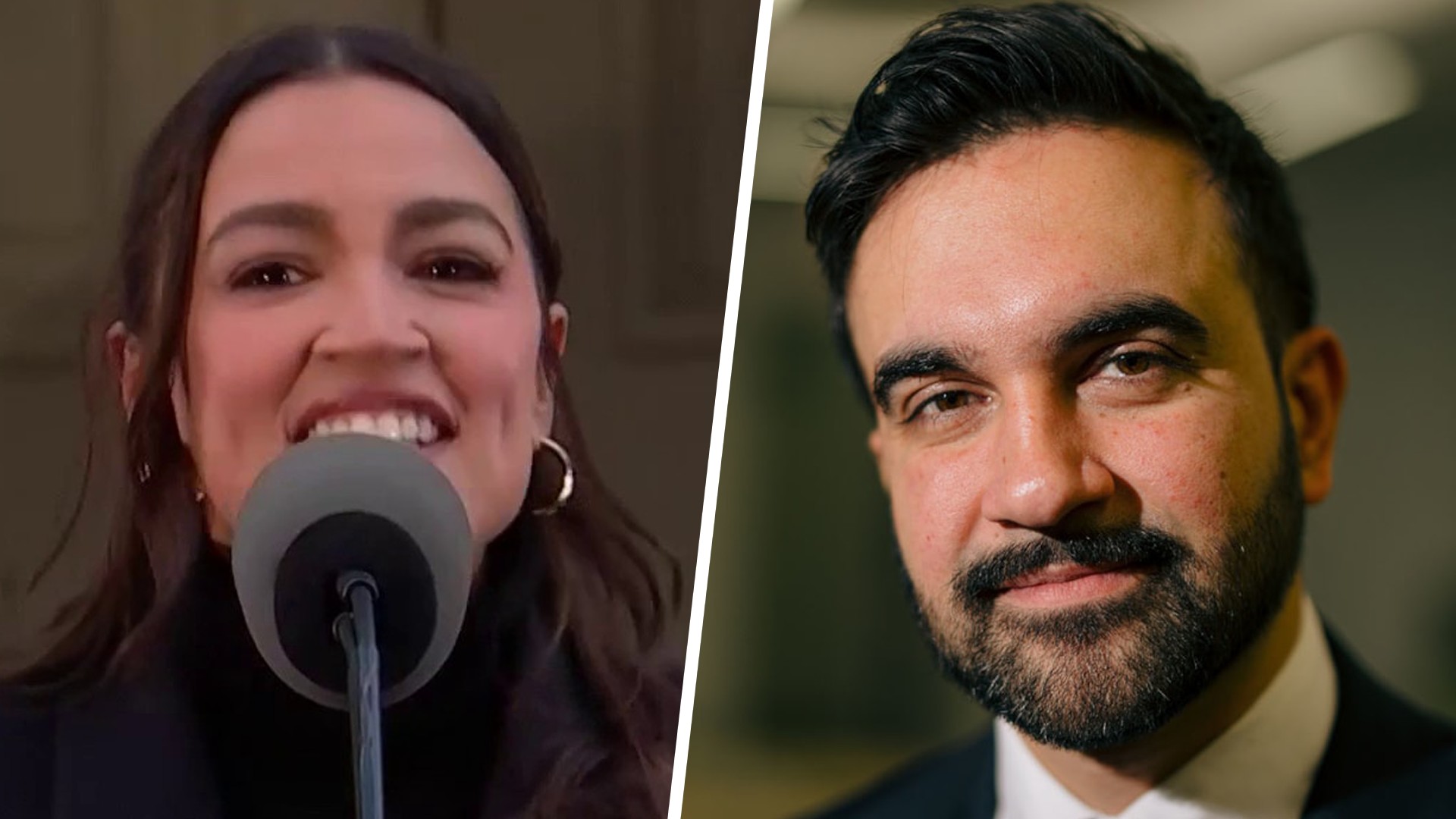 AOC speaks at NYC Mayor Zohran Mamdani's public inauguration