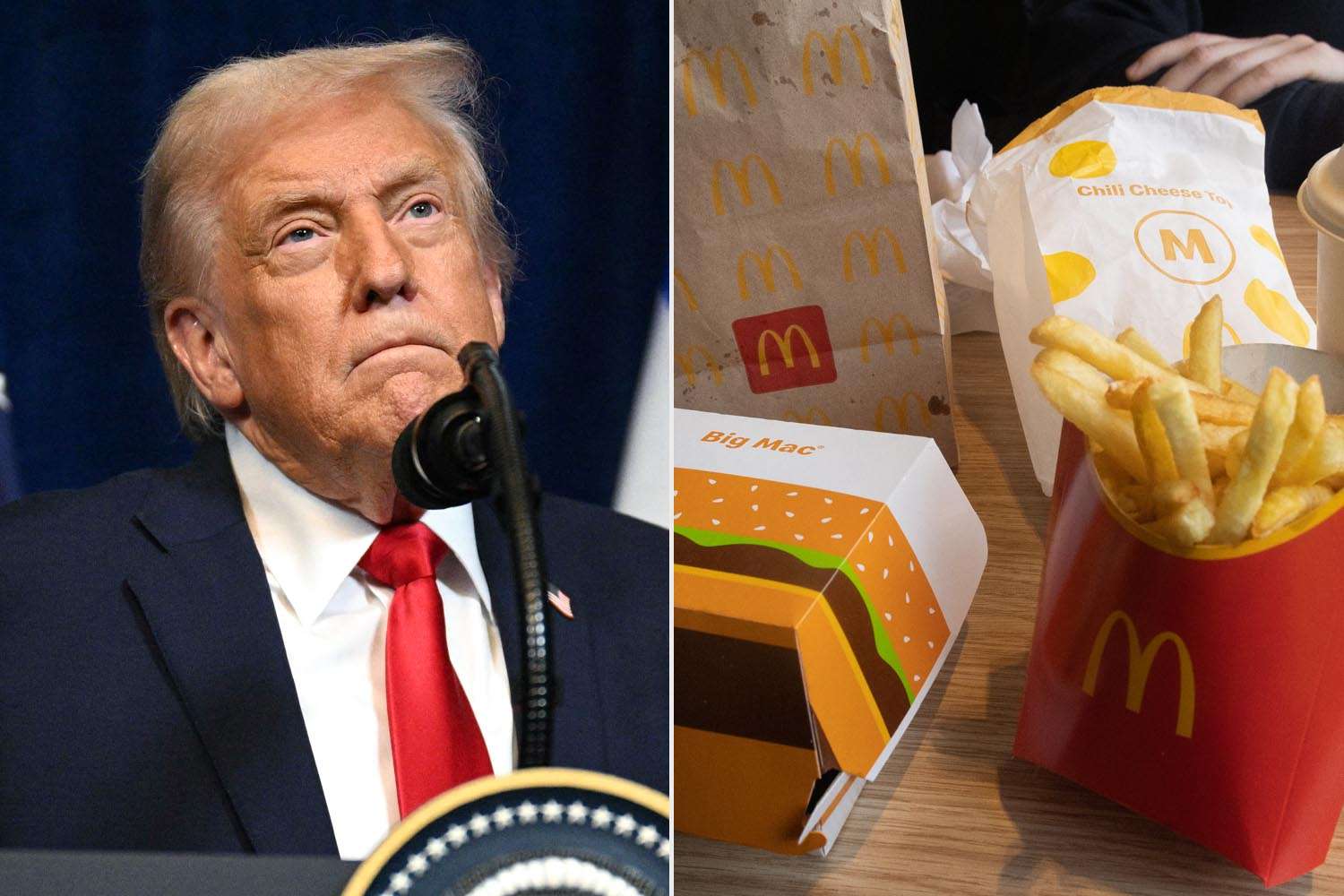 Donald Trump's McDonald's diet hasn't changed, he says, amid questions ...