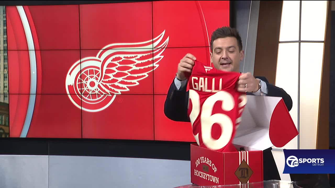 Unboxing: Red Wings send centennial box with 100 years of Hockeytown gifts