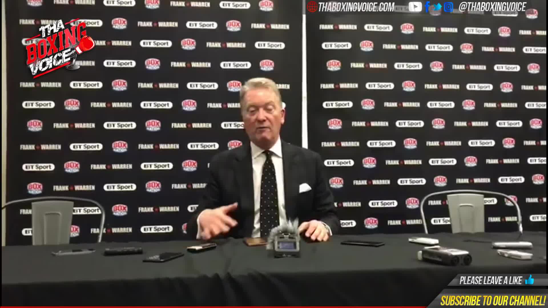 Frank Warren "I did not make the match" post James DeGale shock loss to ...