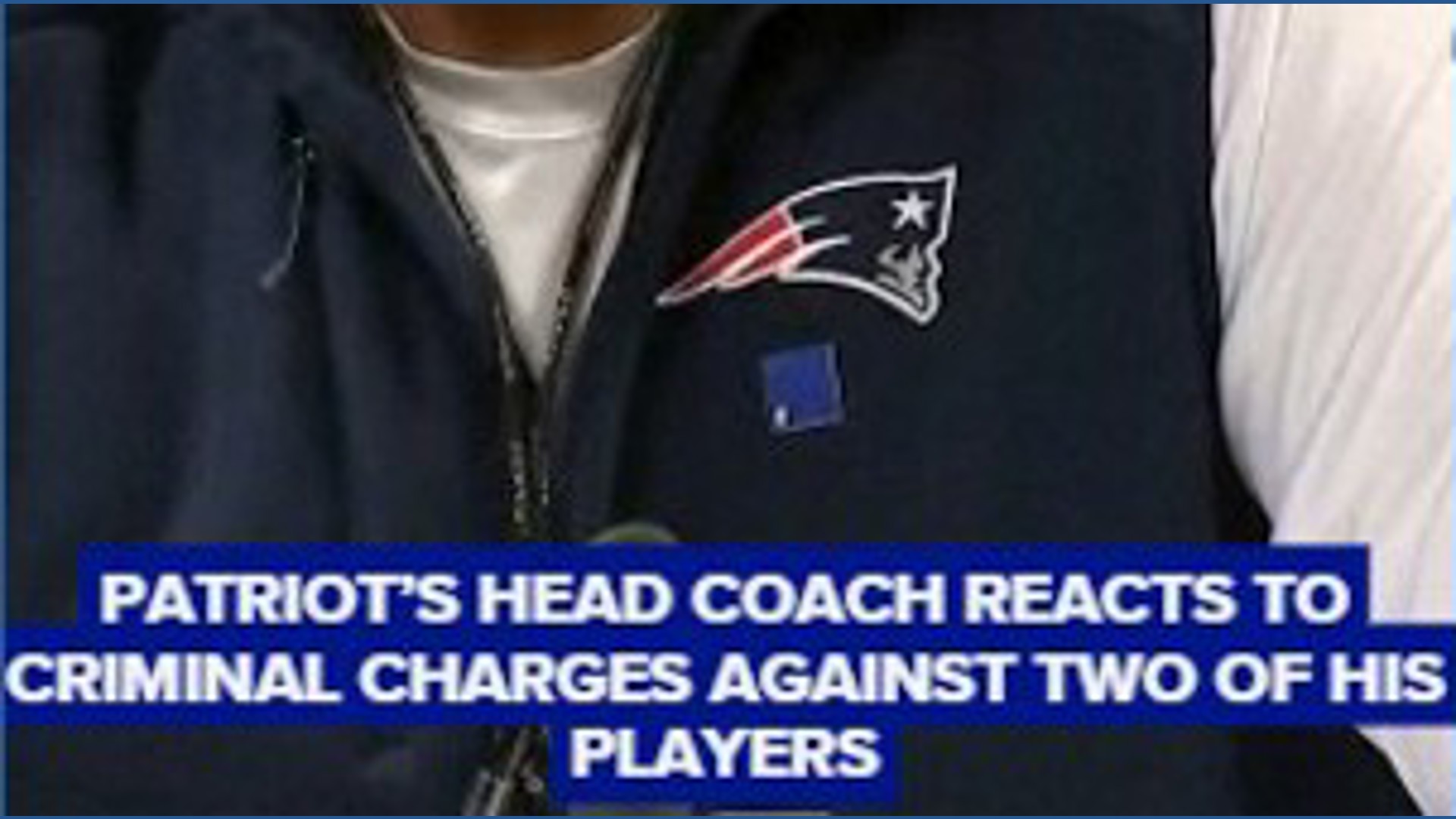 Patriots head coach Mike Vrabel reacts to criminal charges against ...