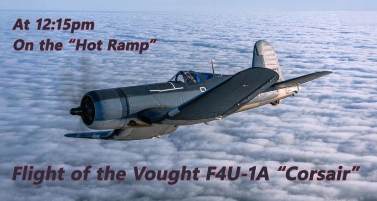 Planes of Fame flying demo, F4U-1A Corsair returns to the air on ...