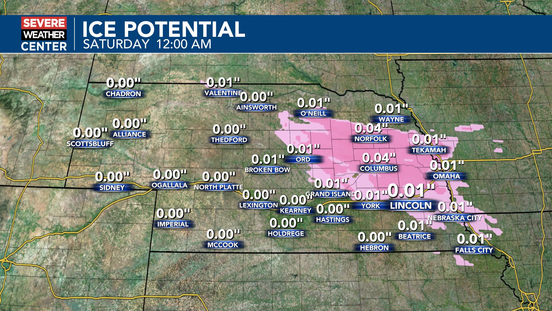 Wintry mix possible, but little impact expected for Lincoln Friday