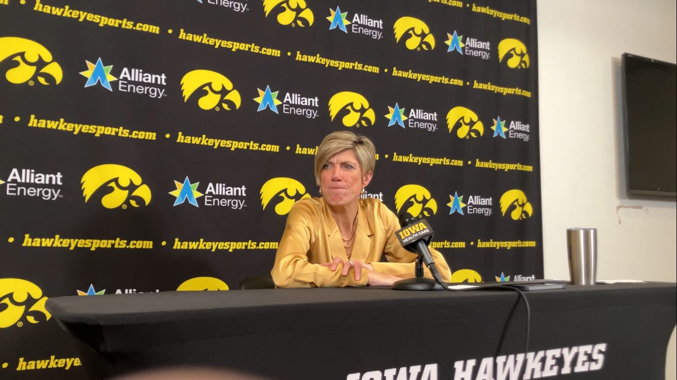 Watch: Jan Jensen, Hawkeyes talk win over Nebraska