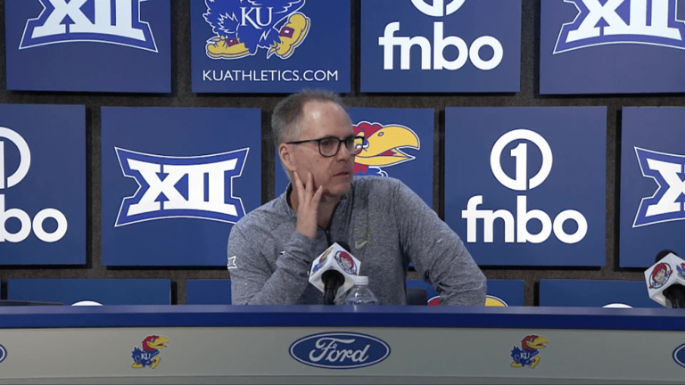 Watch: Mark Kellogg after WVU’s win at Kansas