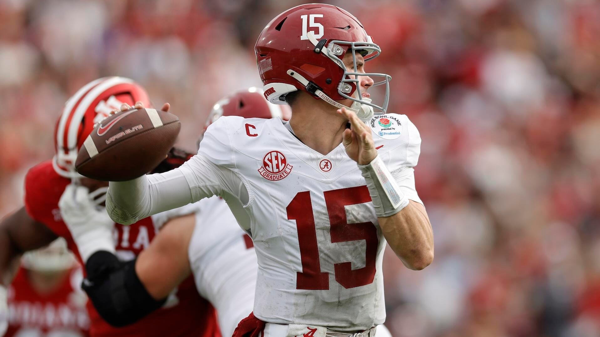 Ty Simpson benched in Rose Bowl: Alabama QB replaced by Austin Mack in ...