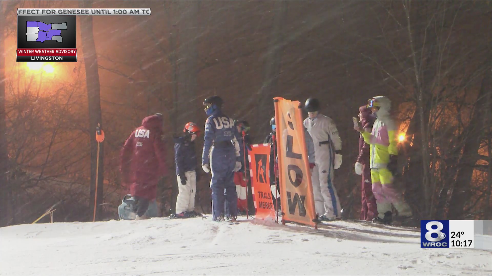 Olympic hopefuls train at Bristol Mountain ahead of 2026 Winter Games ...