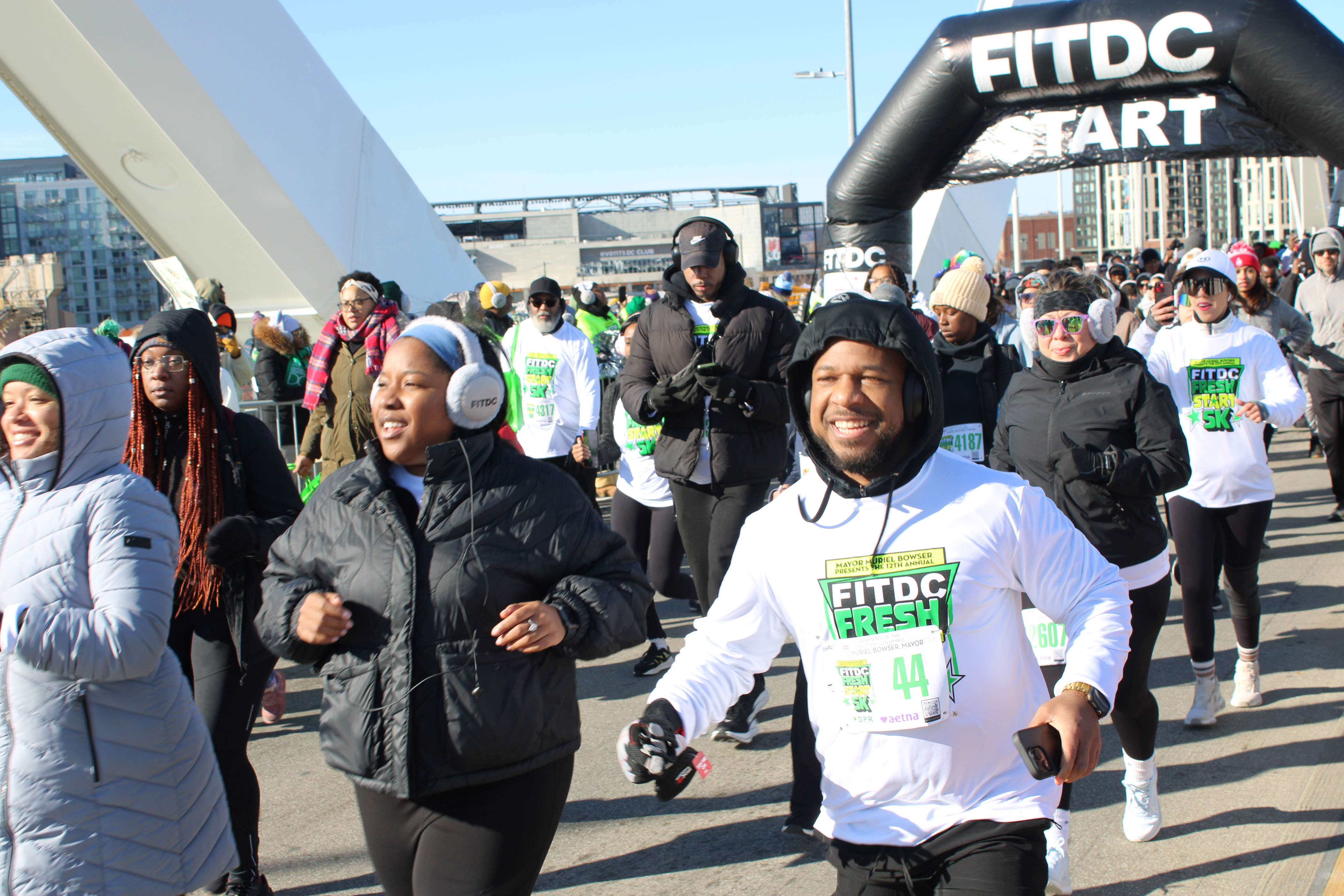 Bowser 'runs through the tape' to kick off last year as DC mayor