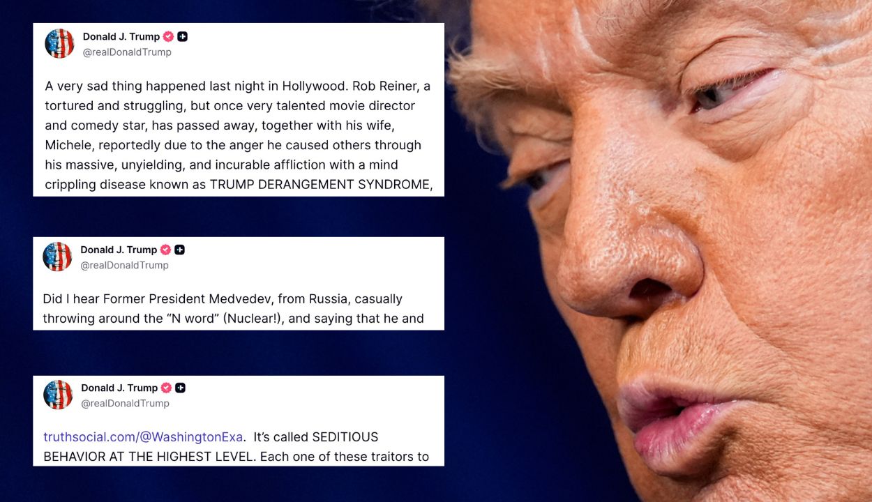 The top 5 wildest Trump Truth Social posts of 2025