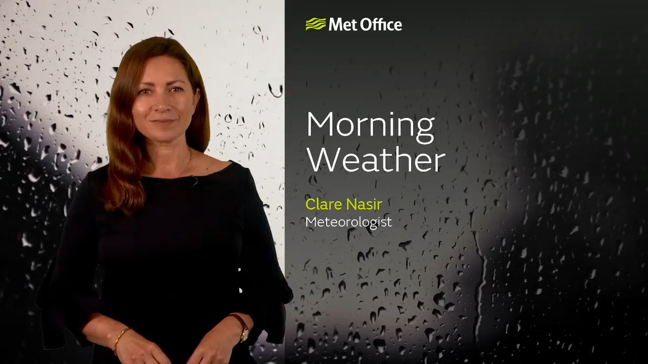 Met Office Wednesday morning weather forecast 17/09/2025