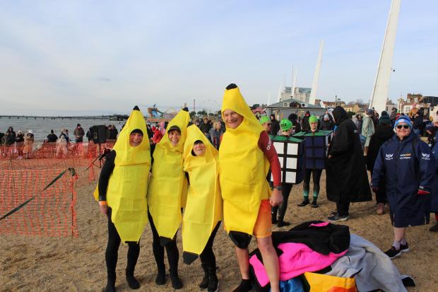 Revealed: 800 brave swimmers plunged into 3C waters off Southend for RNLI