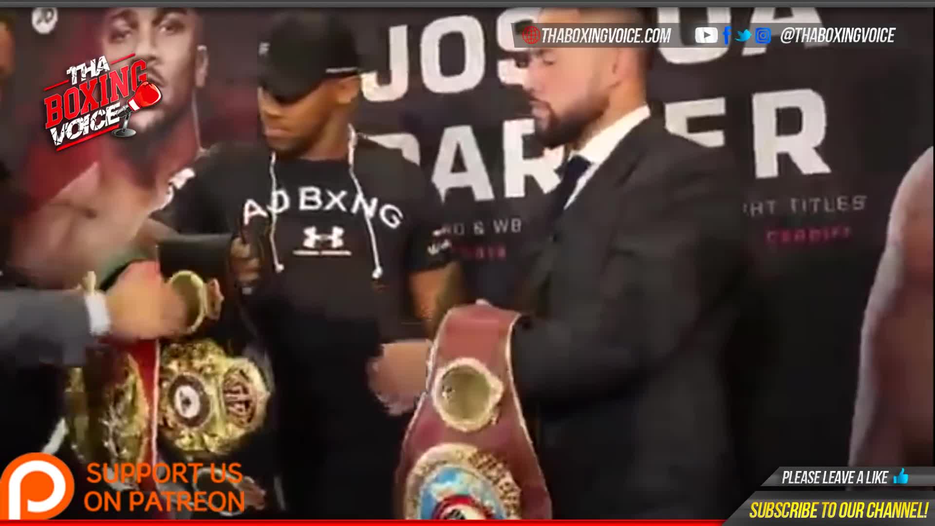 Anthony Joshua vs Joseph Parker: Unification bout face off!