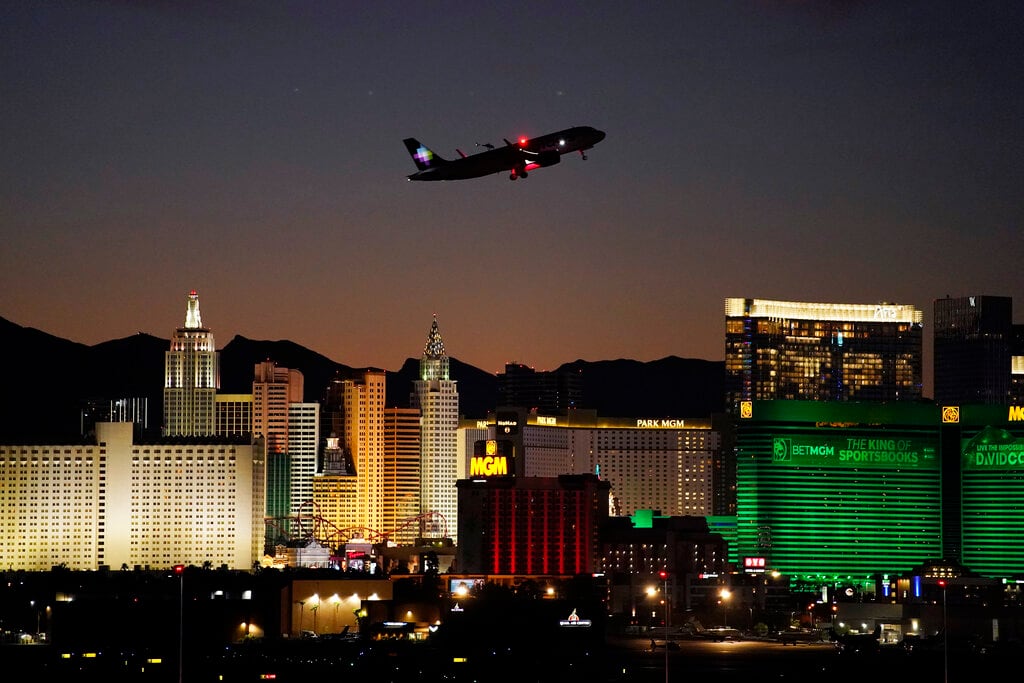 Las Vegas visitor numbers drop 5.2% in November despite major events