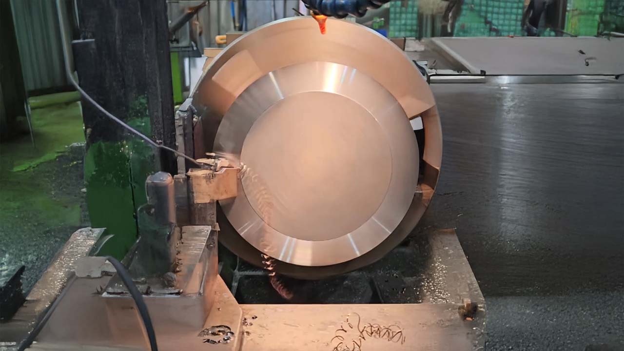 Machining heavy-duty rollers from solid steel