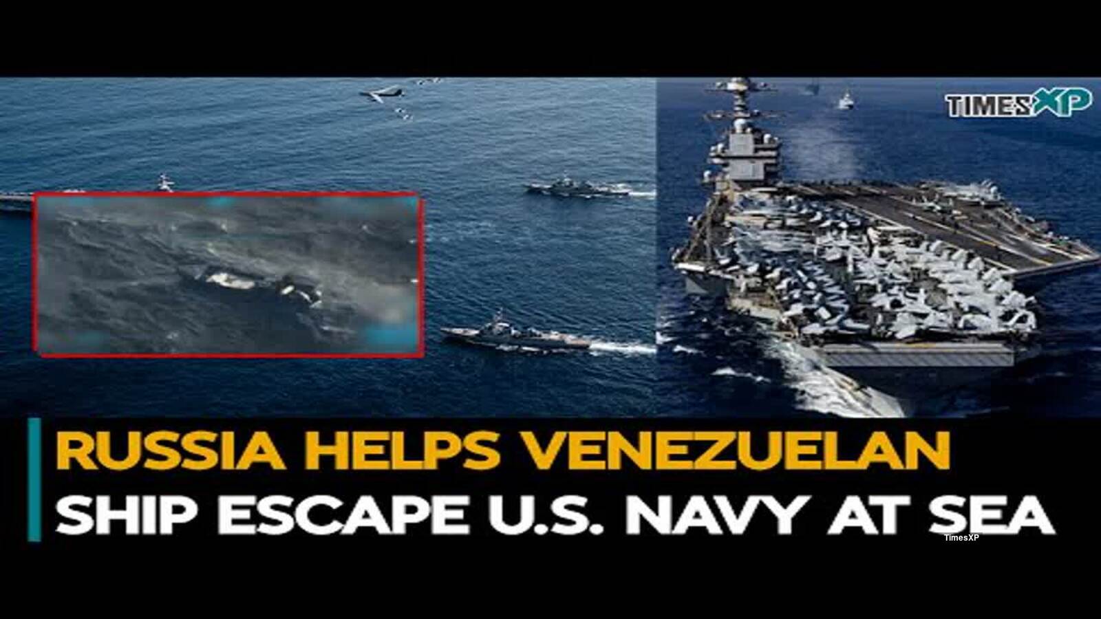 Russia helps Venezuelan ship escape US Navy at sea | US.-Venezuela war