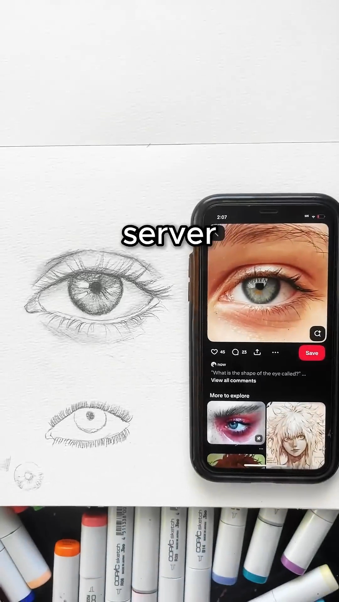 How to draw realistic eyes step by step