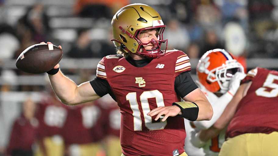 Boston College quarterback entering transfer portal