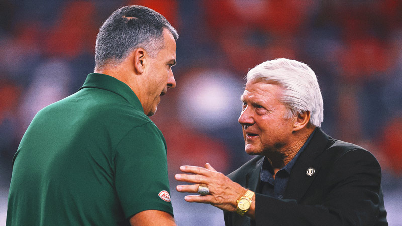 Miami HC Mario Cristobal on Jimmy Johnson after CFP win: 'He changed ...