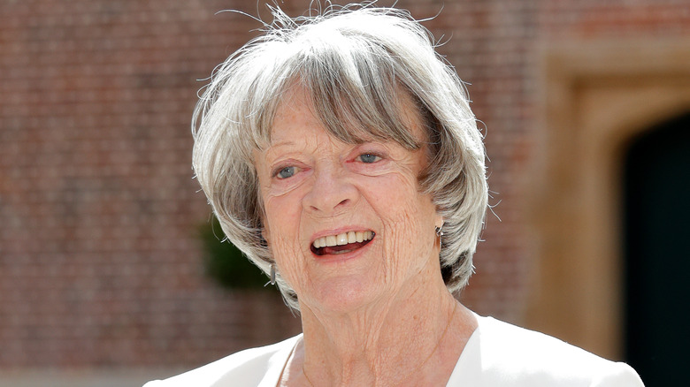 Downton Abbey star Maggie Smith had quite a reaction after kissing ...