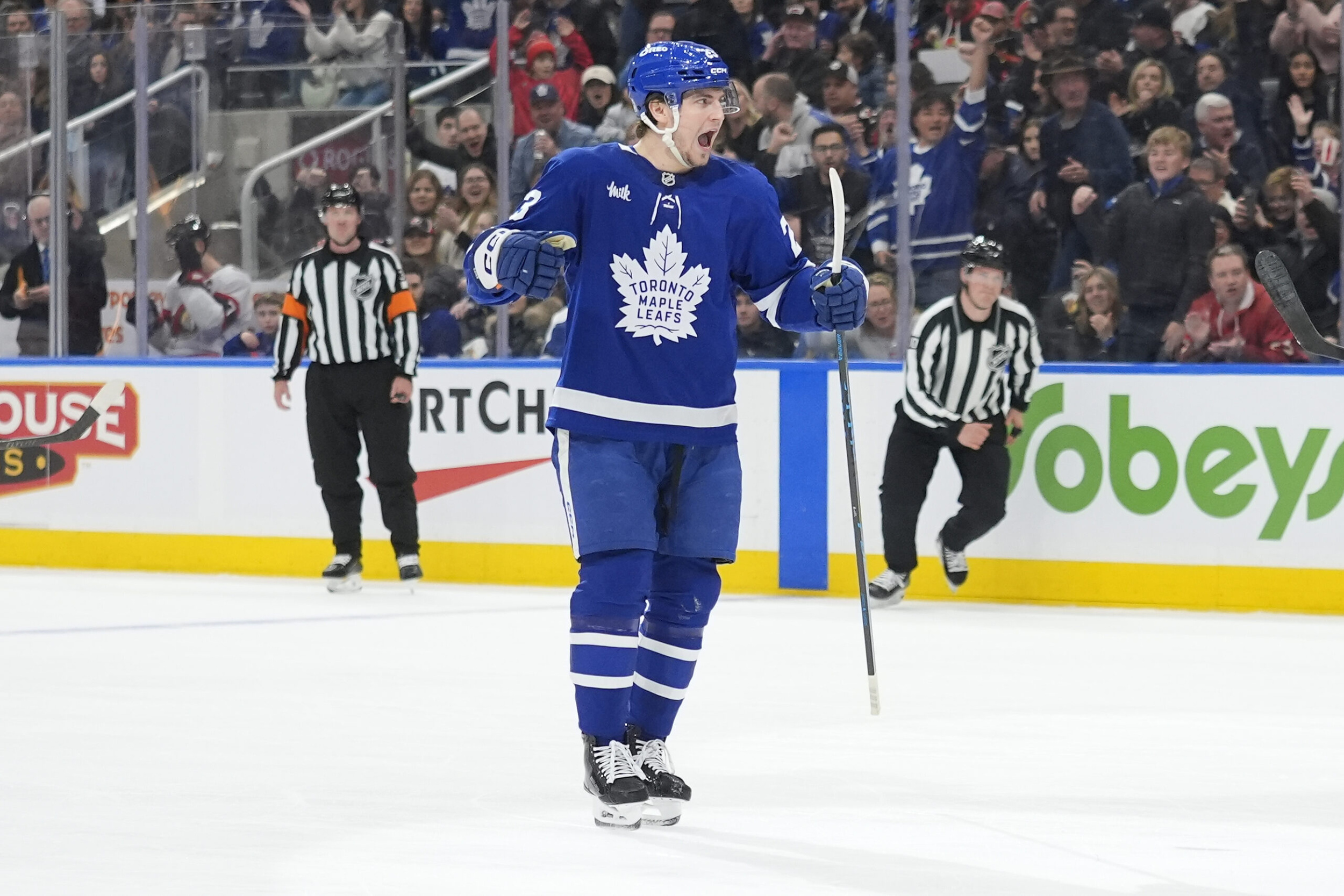 How Matthew Knies is thriving in bumper role on Leafs’ new-look power play