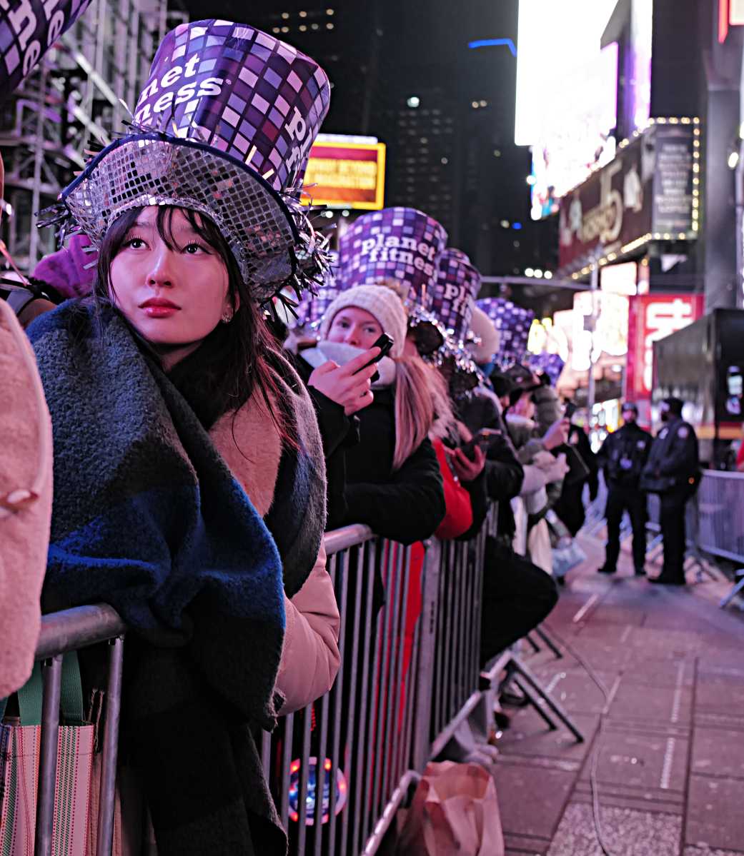 Happy new year! One more look at the star-studded Times Square ball ...