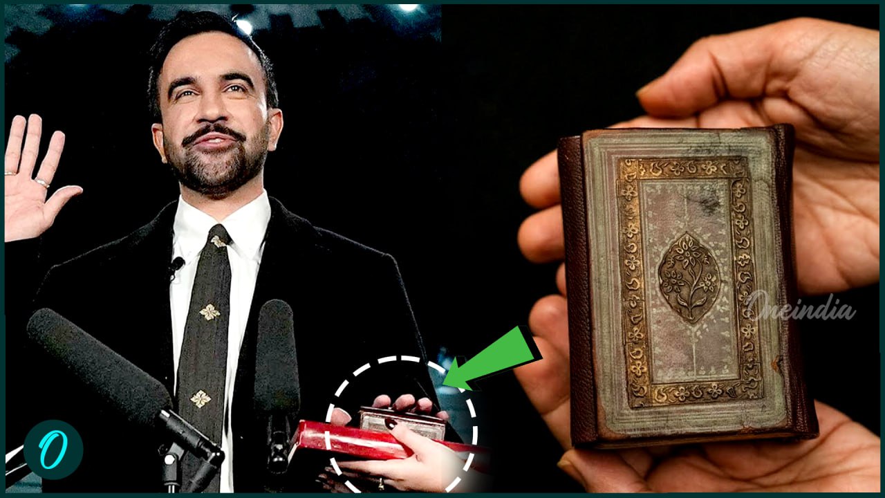 Zohran Mamdani sworn in as NYC’s first Muslim mayor, using two Qurans ...