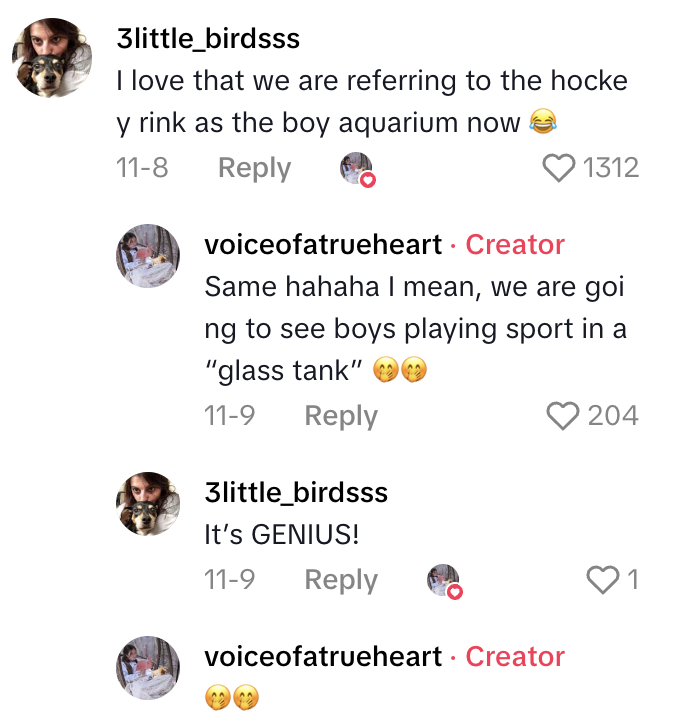 Why are people going to hockey games and calling it the boy aquarium ...