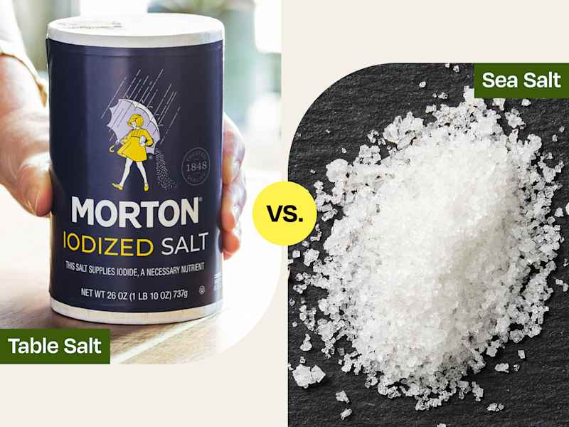 Is table salt less healthy for you than sea salt? 2 dietitians had the ...