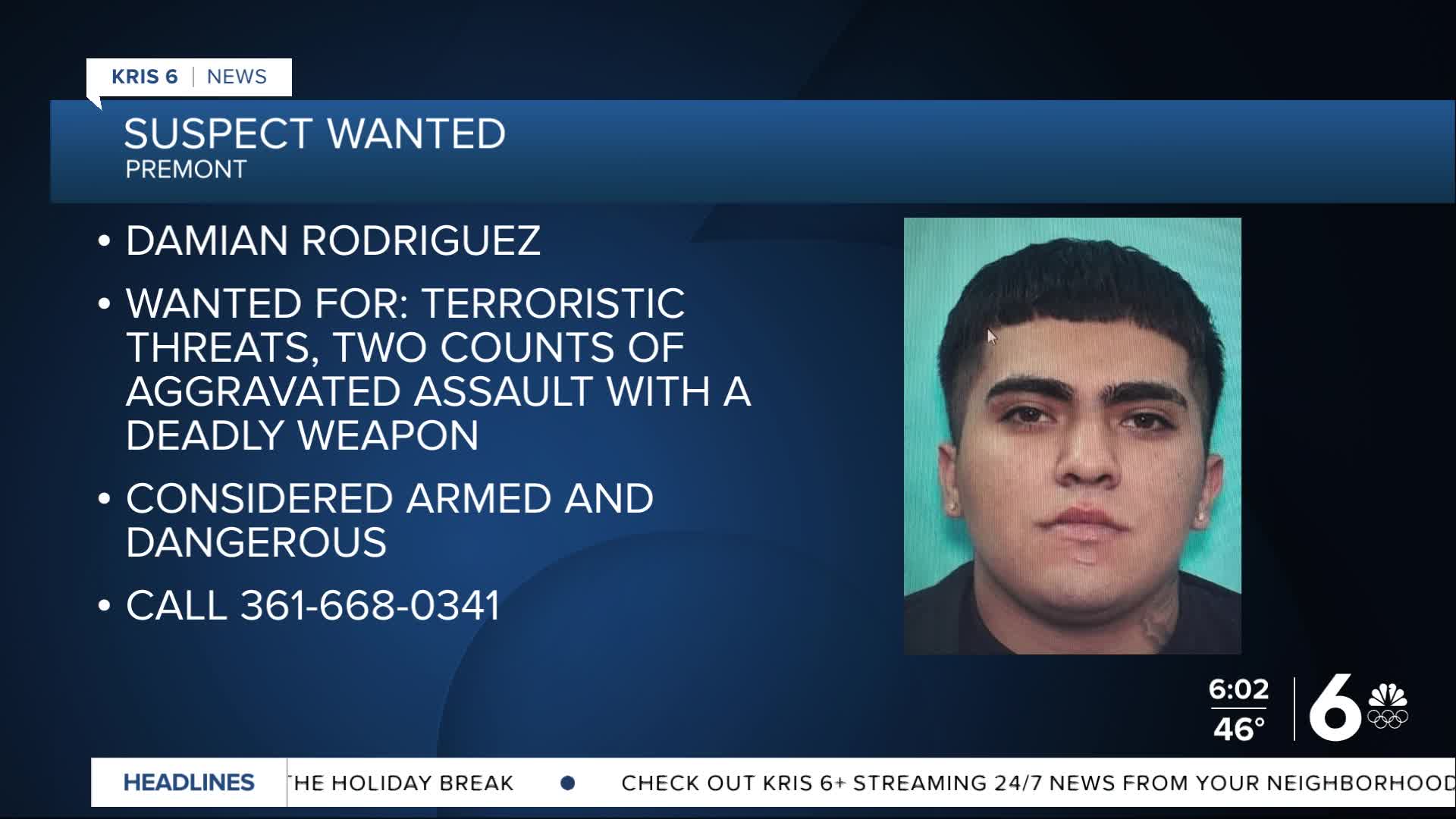 Armed and dangerous: Premont police searching for suspect accused of ...