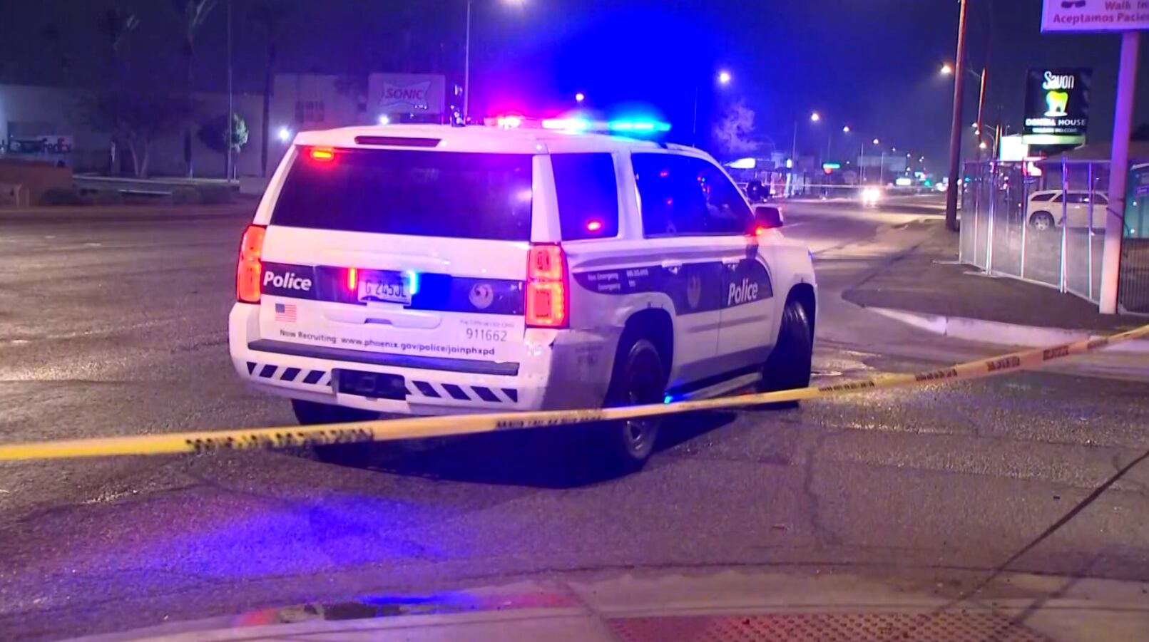 Authorities seek driver after man hit by two cars overnight in east Phoenix