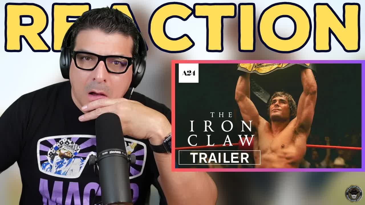 The Iron Claw trailer reaction | Zac Efron | A24 | The Von Erichs