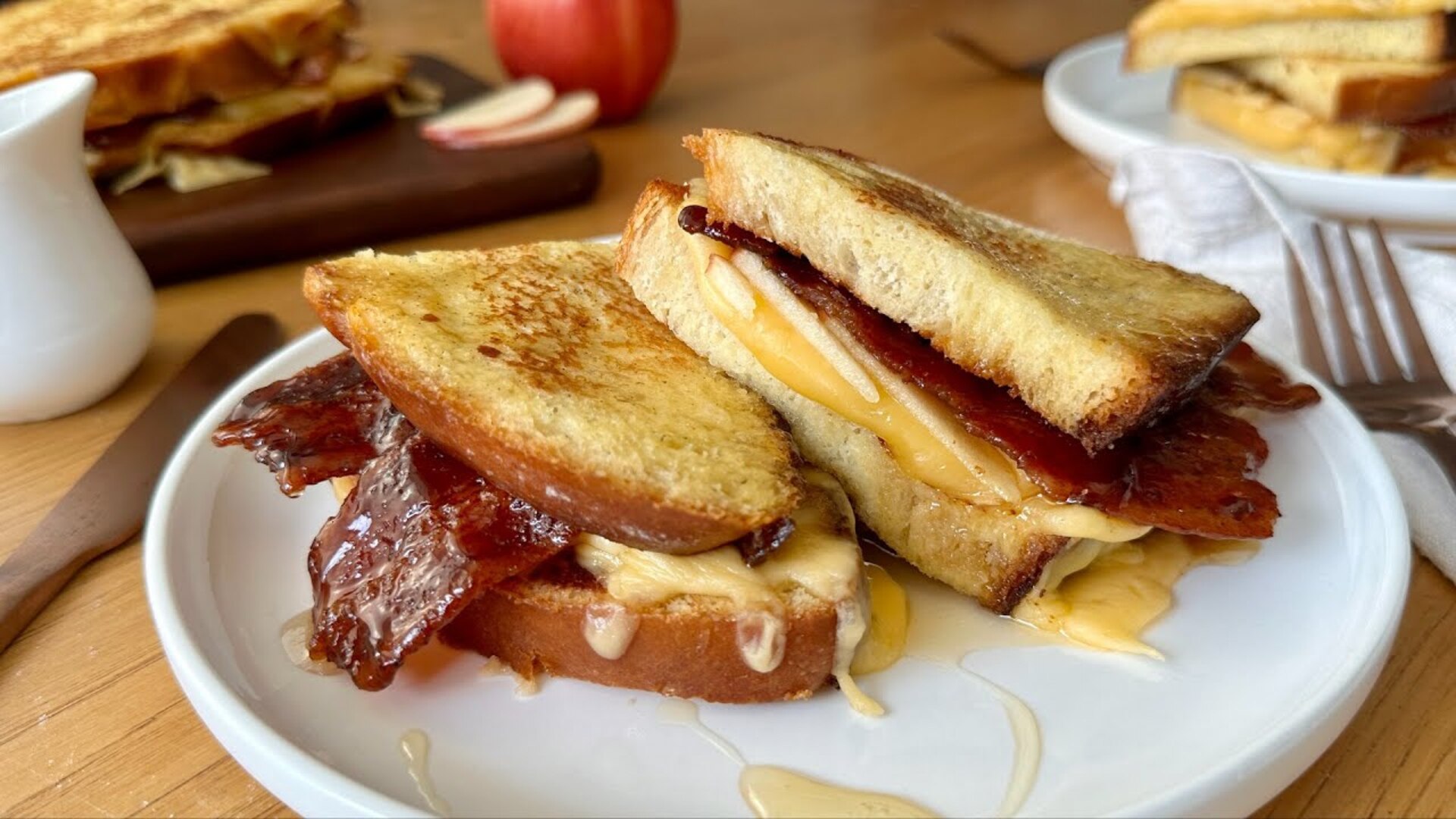 Sweet and Spicy French Toast Breakfast Sandwich Recipe
