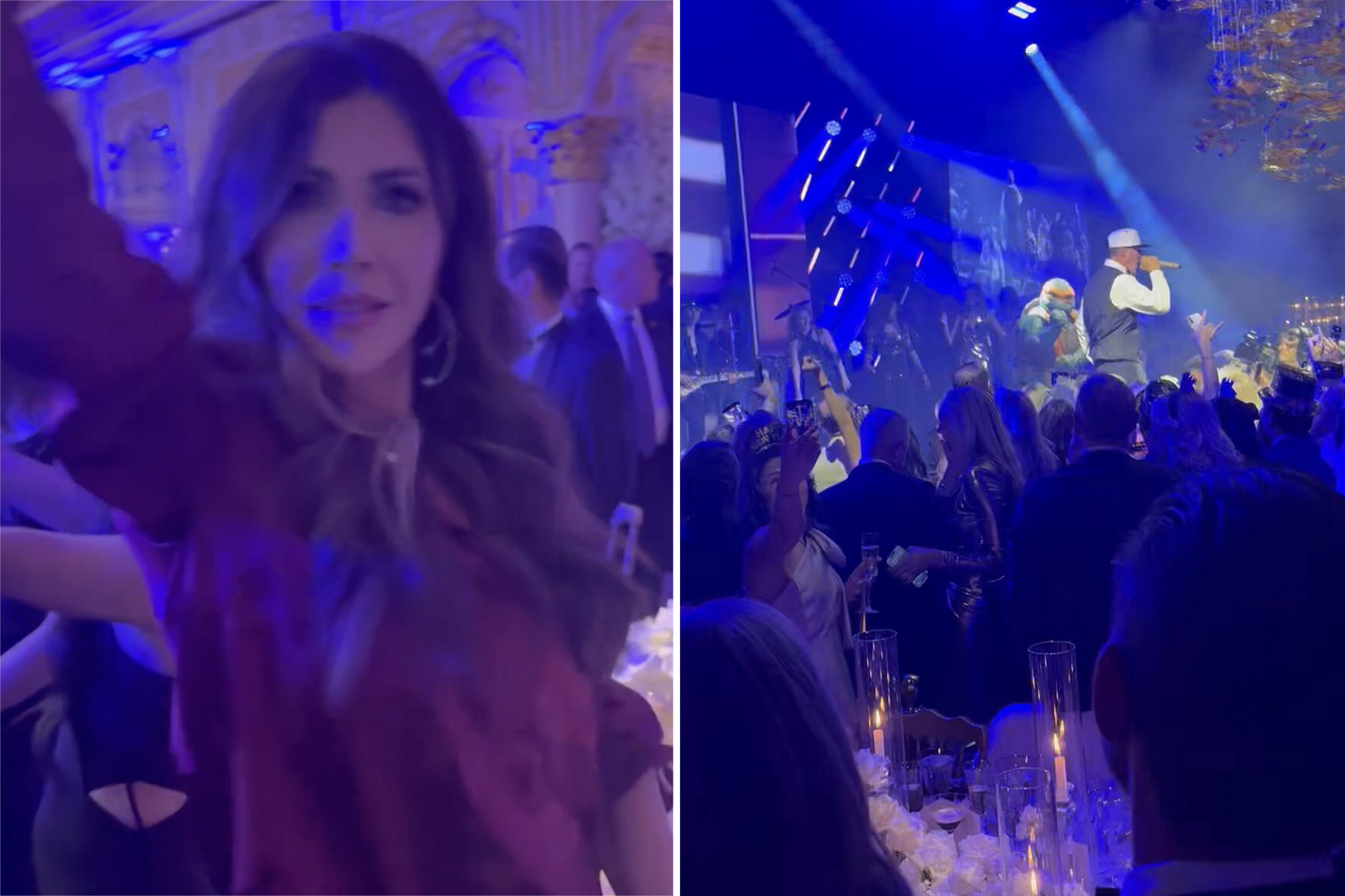 DHS chief Kristi Noem rocks out to 'Ice Ice Baby' at Mar-a-Lago New ...