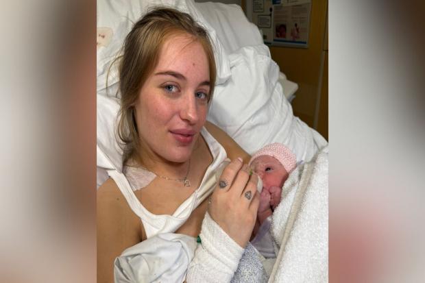 Beautiful baby girl born in Darlington to the sound of fireworks ...
