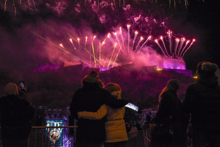 Edinburgh's Hogmanay returns in a blaze of light and colour