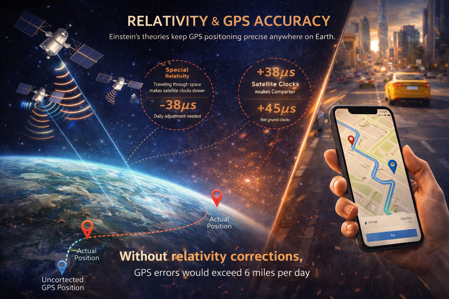 Your phone's GPS wouldn't work without Einstein's century-old physics