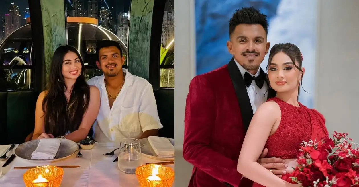 Maheesh Theekshana set to become father, shares baby bump photo with ...