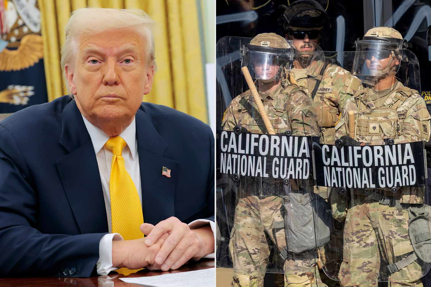 Donald Trump says he's withdrawing National Guard from LA., Chicago ...