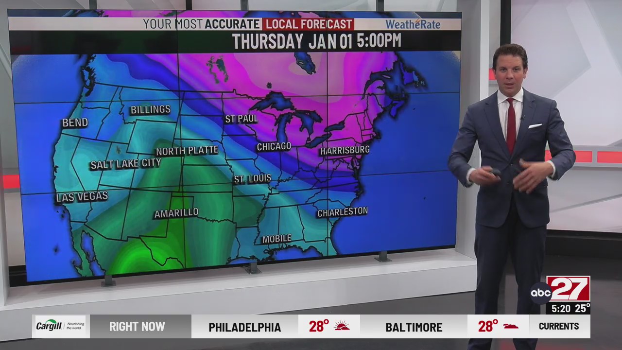 Eric's Thursday PM forecast update
