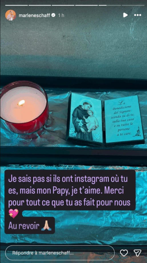 Star Academy : « au revoir », Marlène Schaff en deuil après une perte ...