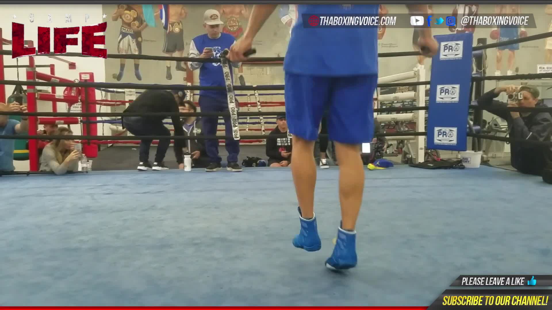 Camp life: Vasyl Lomachenko working out for Guillermo Rigondeaux ...
