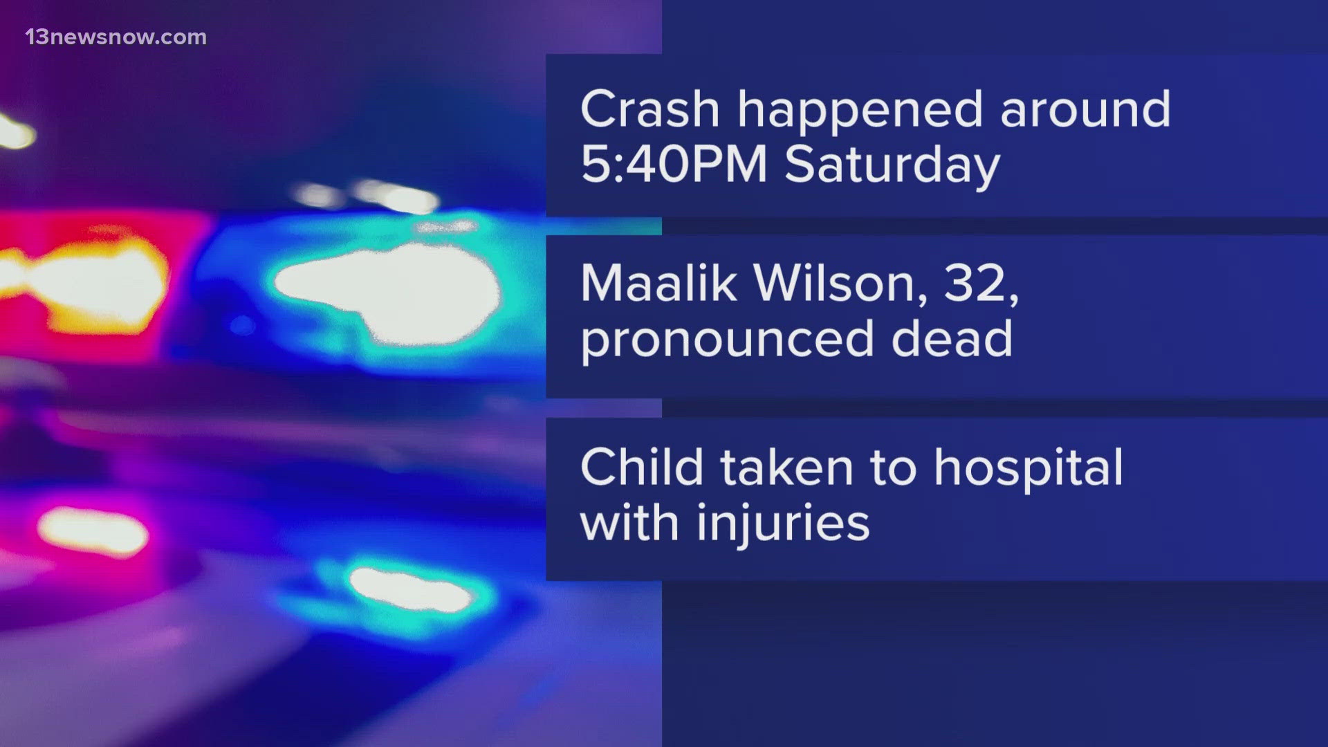 Virginia Beach crash leaves 1 dead, juvenile injured on Lynnhaven Parkway