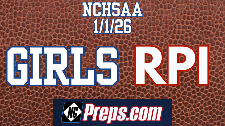 NCHSAA Girl’s Basketball RPI (1/1/26)