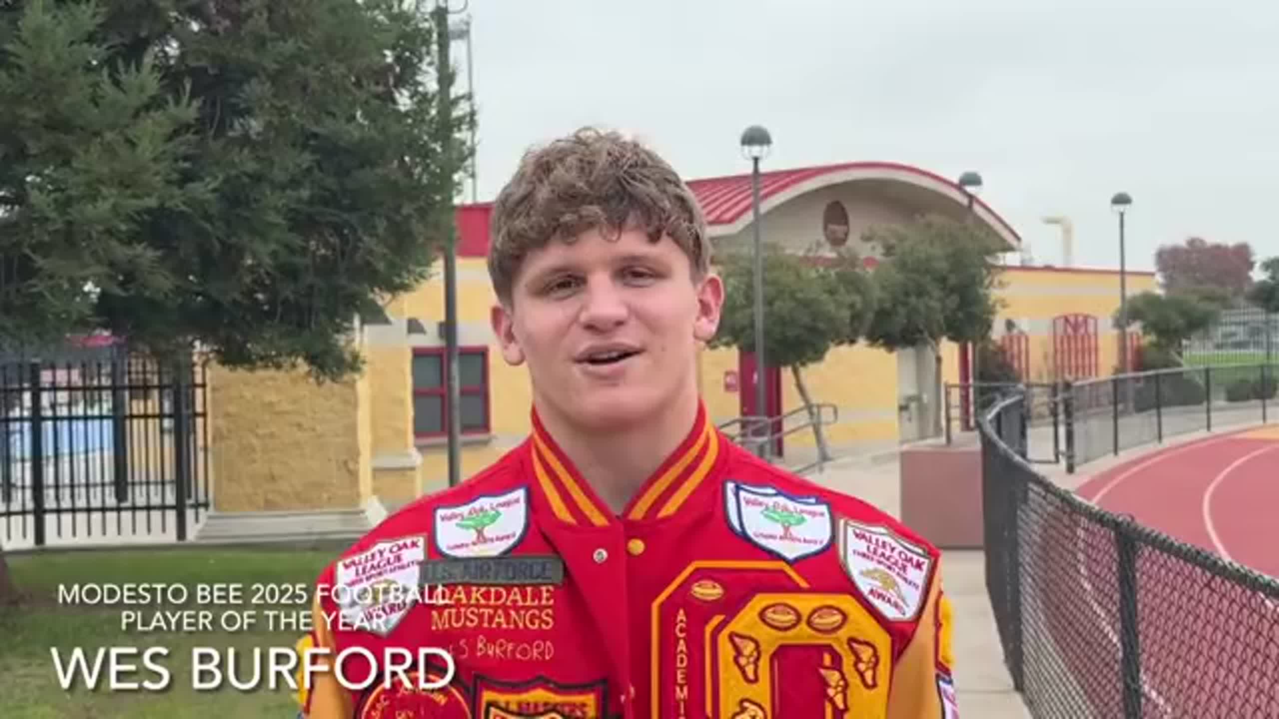 Modesto Bee 2025 football player of the year: Wes Burford