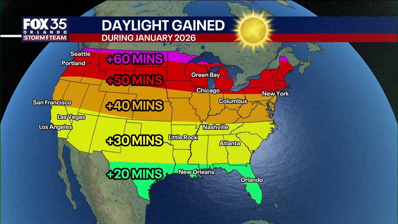 Orlando weather PM forecast: January 1, 2026