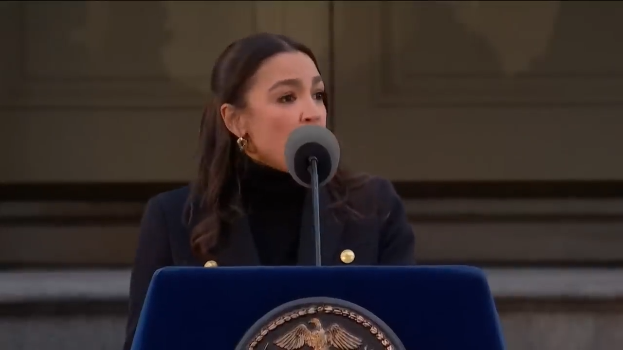 'New York, we chose courage over fear': AOC delivers passionate speech ...