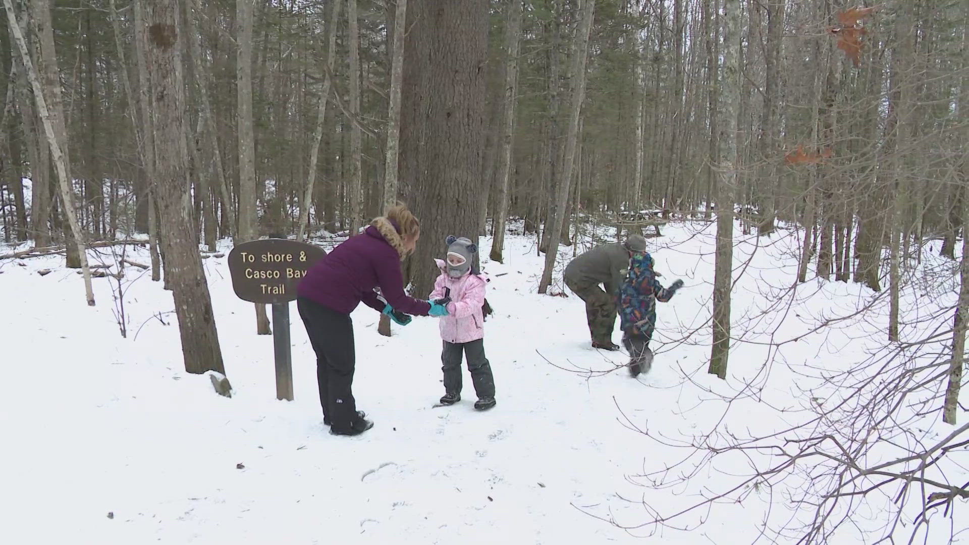 Maine State Parks invite people to kick off the new year outside