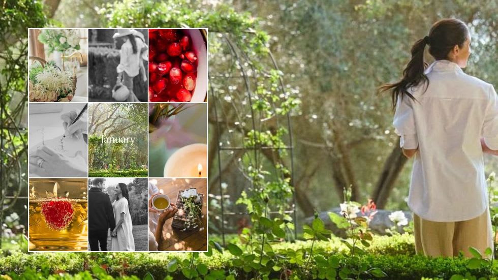 Meghan shares collage of pictures featuring Harry and As Ever brand