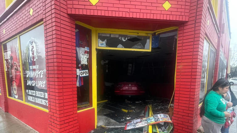 Car slams through doors of Oakland boxing club; investigation underway