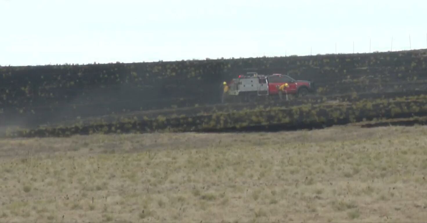 60-acre fire prompts evacuations near Dragonman Distributors